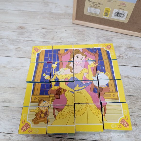 Melissa & Doug | Toys | Melissa Doug Disney Princess Wooden Cube Puzzle ...